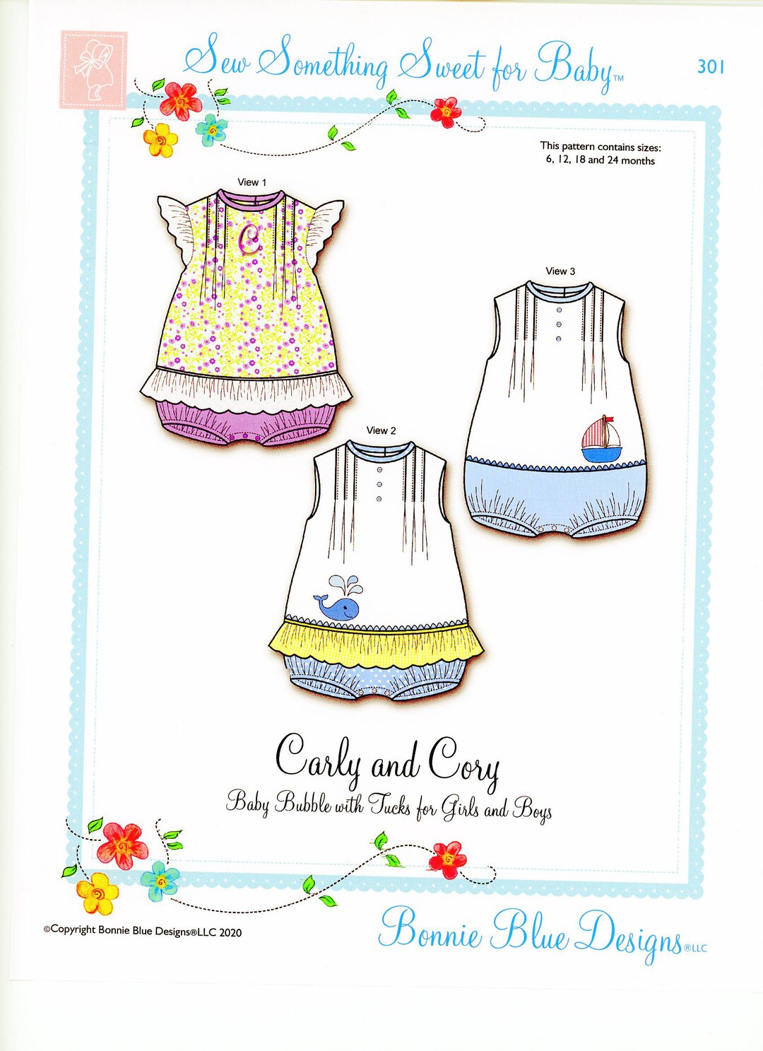 Bubble Pattern / Girls or Boys / Appliqué Instructions / Gripper ...