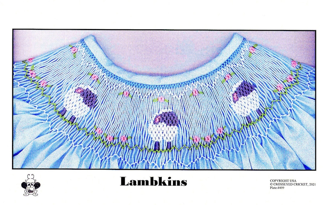 Easter Smocking Plates / Lambkins / Smocking /smocked Dress / Smocked ...