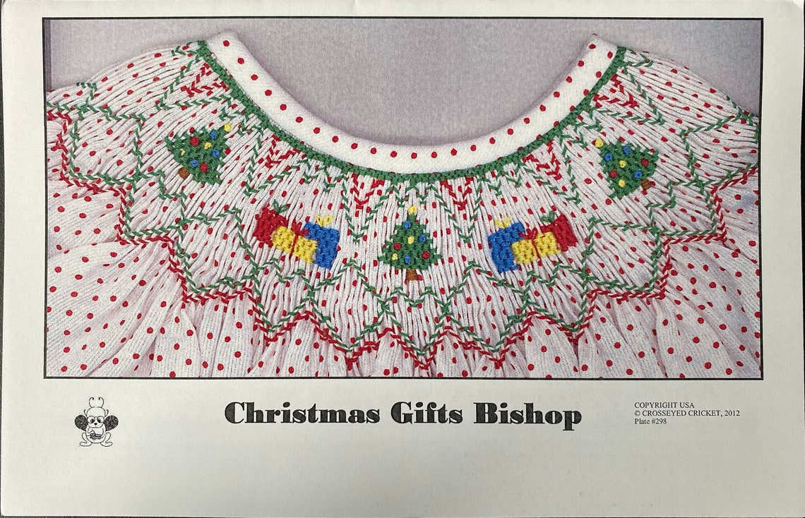Christmas Smocking Plates / Smocked Dress / Stacked Smocking - Etsy