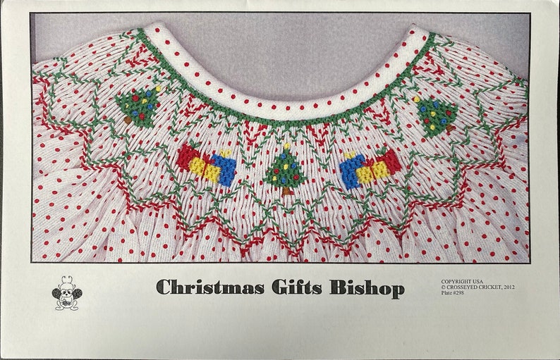 Christmas Smocking Plates / Smocked Dress / Stacked Smocking - Etsy