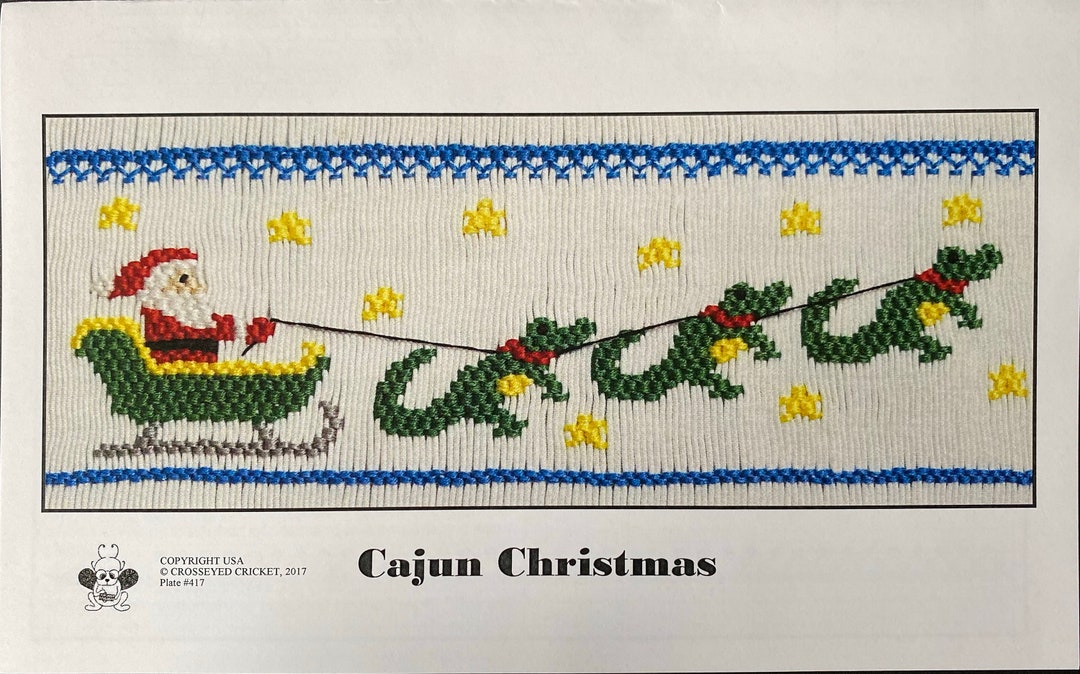 Christmas Smocking Plates / Smocked Dress / Stacked Smocking Design ...