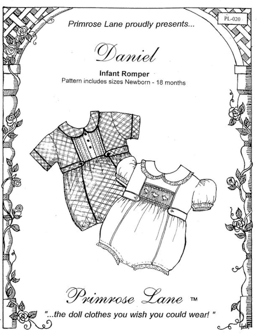 Infant Romper / Smocked Romper / Inset / Boys and Girls / Snap Crotch ...