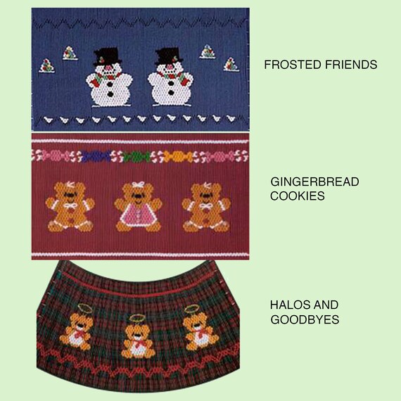 Christmas Smocking Plates /smocking /smocked Dress / Smocking - Etsy