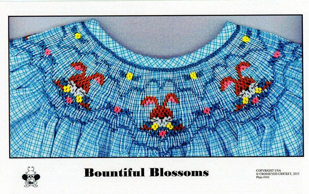 Easter Smocking Plates / Bountiful Blossoms / Smocking /smocked Dress ...