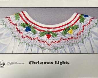 Christmas Tree Smocking Plate Grace Knott Design. Tannenbaume - Etsy