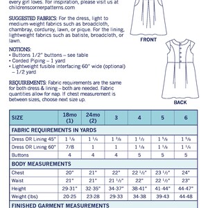 Julia Pattern / Princess Seams / Box Pleats / Capped Sleeve / Round ...