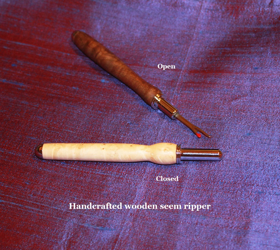 Wooden Seam Ripper / Handcrafted / Gift for a Sewer / Gift for a ...