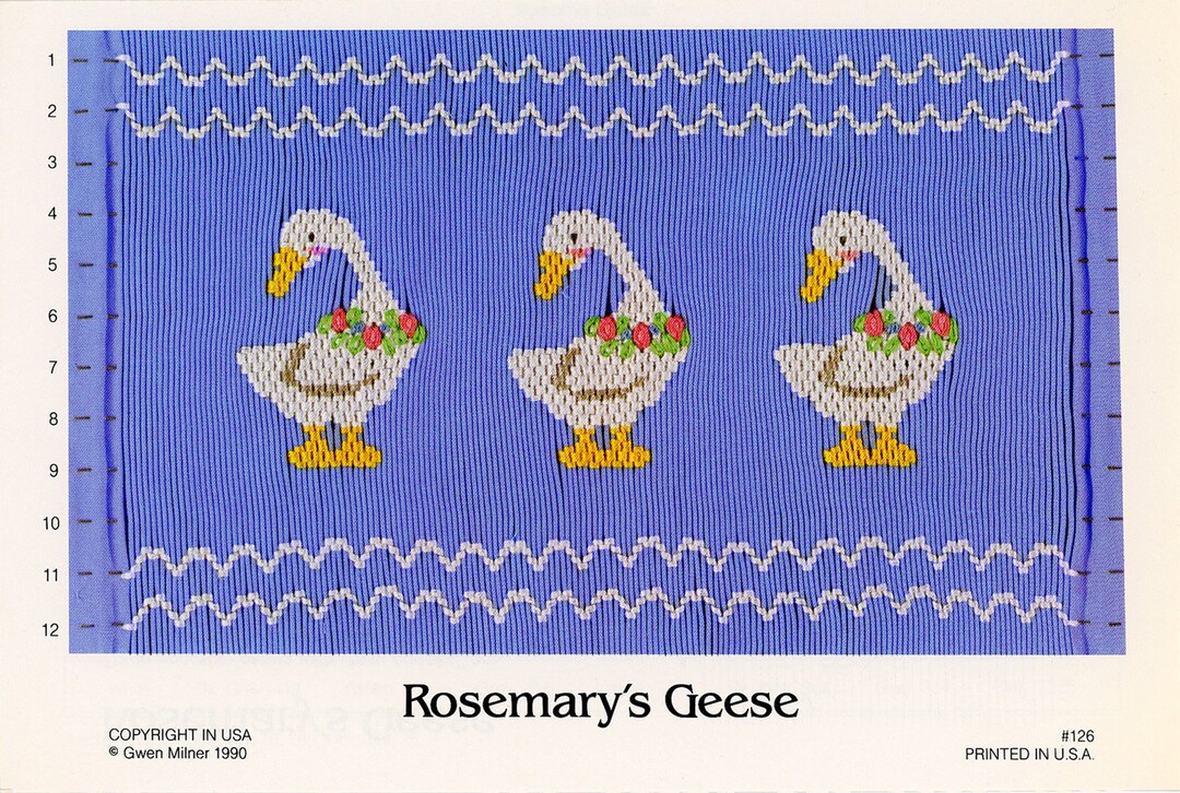 Smocking Plates / Picture Smocking / Smocked Dress or Romper / Stacked ...