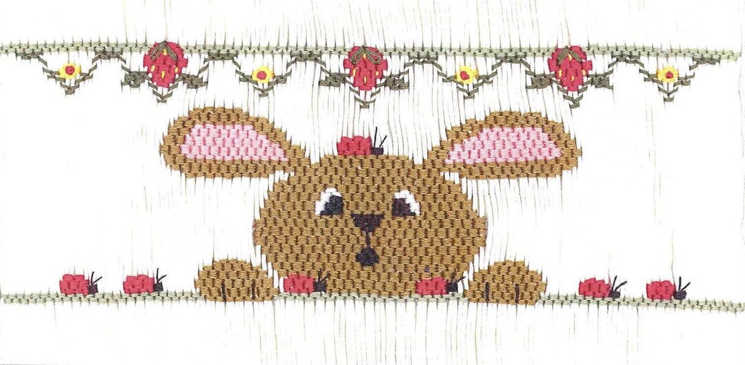 Smocking Plates / Picture Smocking /ladybug Overload / Square Yoke ...