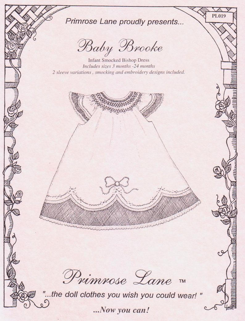 Heirloom Dress Pattern / Smocked Bishop / Madeira Hem / Lace | Etsy