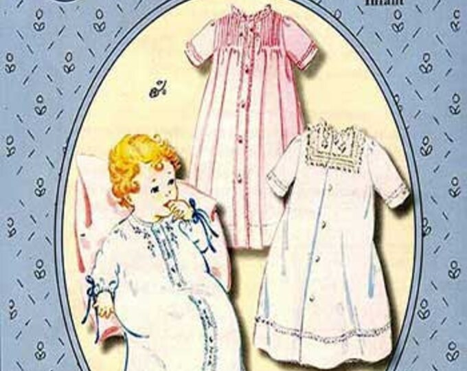 Daygowns / Baby's First Daygowns Pattern / Traditional Patterns / Girls ...