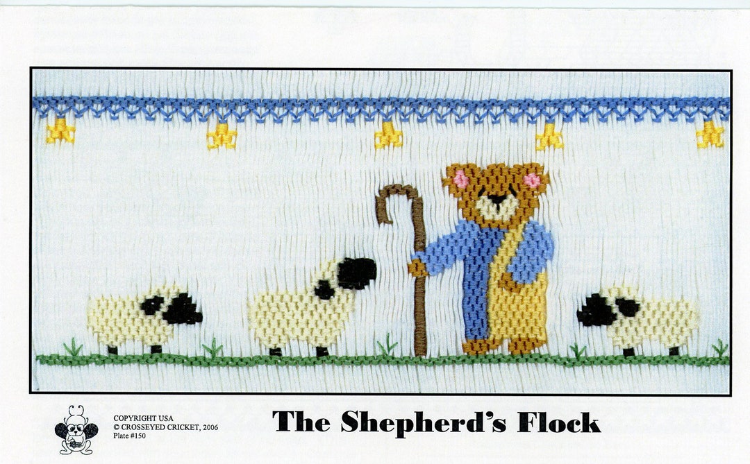 Christmas Smocking Plates / Picture Smocking /shepards Flock / Square ...
