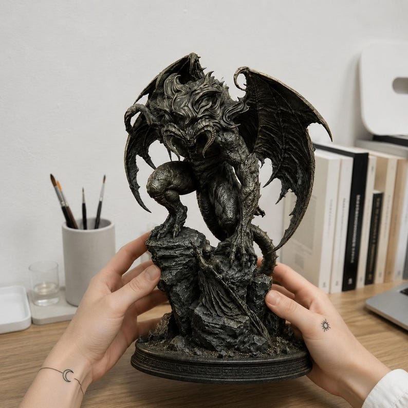 Balrog STL-bestand – op LOTR geïnspireerde Demon of Fire 3D-afdrukbaar ...