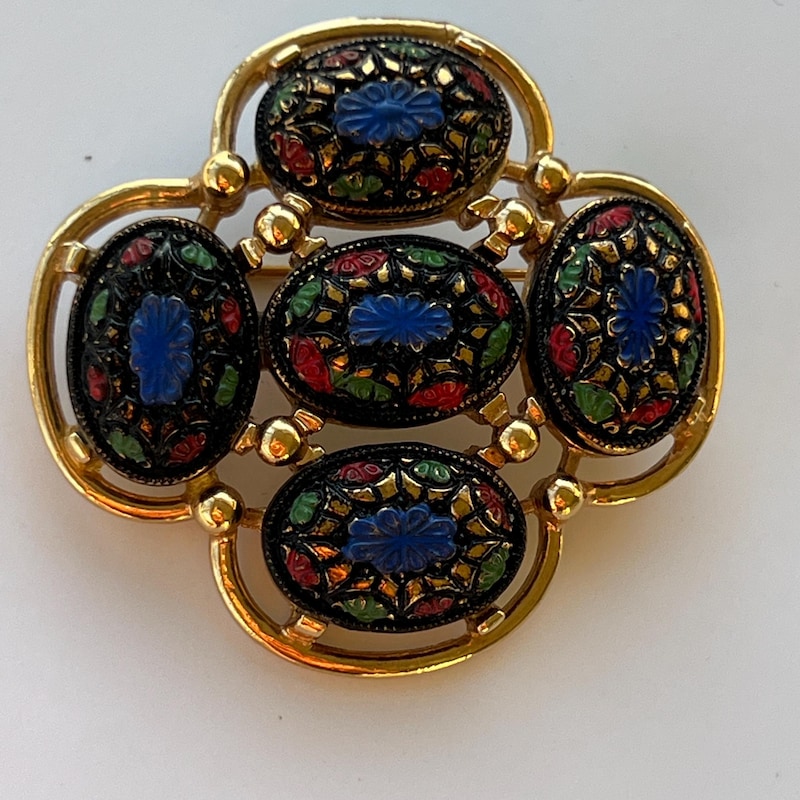 Sarah Coventry Gold Pin - Etsy