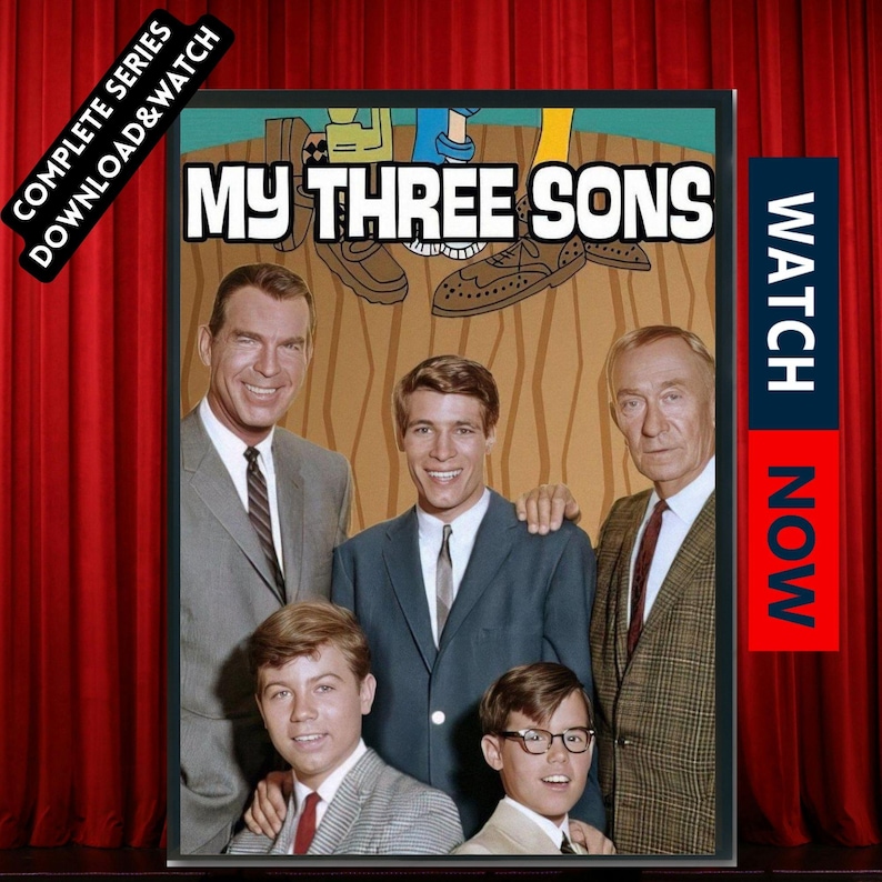 My Three Sons (1960–1972) – Complete Series – Digital Version – DVD ...