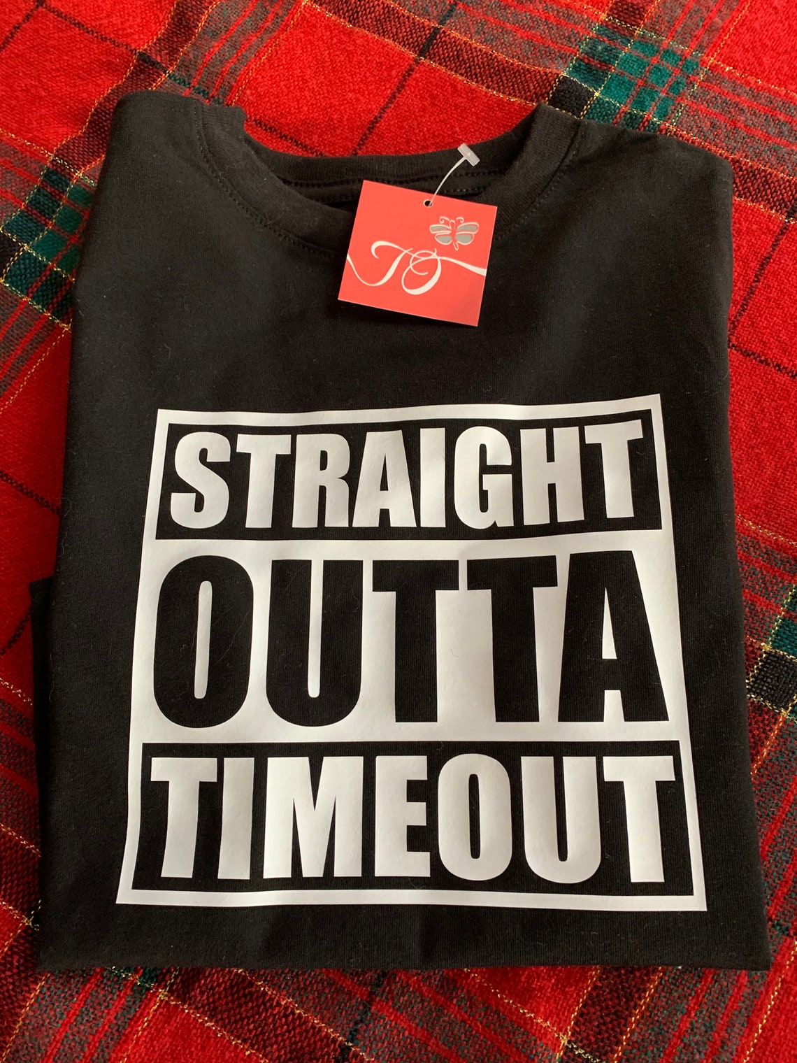 Custom Printed Toddler Straight Outta Timeout T-shirt Free | Etsy