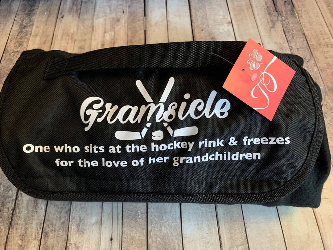 Gramsicle Hockey Fleece Roll-up Blanket. Perfect for Those - Etsy