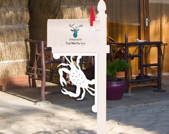 Coastal Mailbox Crab - Etsy