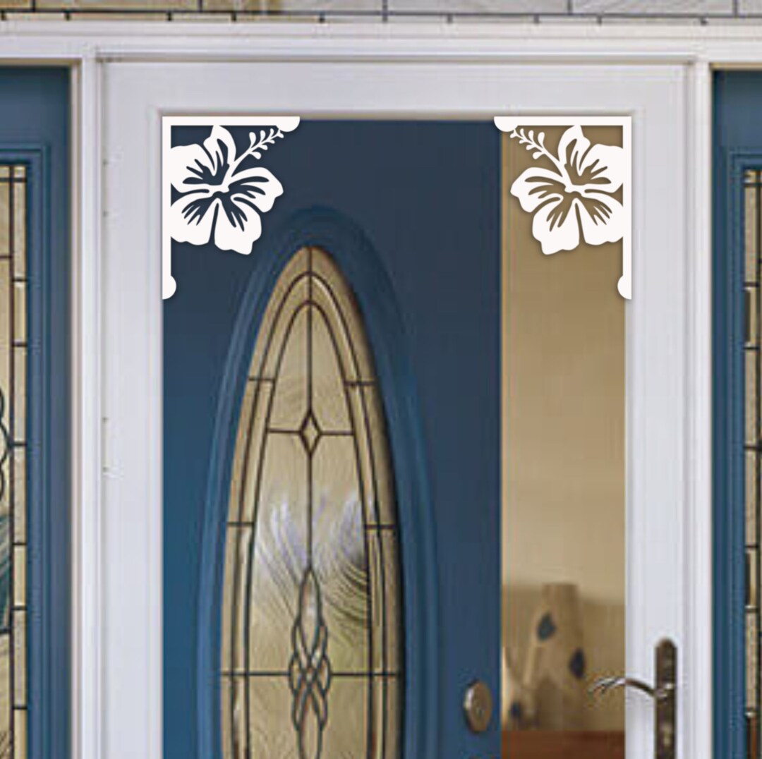Screen Door Decor Hibiscus Small 7x9 in X2 Pieces, Custom Mailbox ...