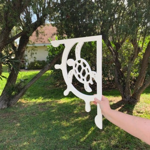 Mailbox Bracket - Ship's Wheel Turtle Large 16x21 Inch, Custom, Coastal ...