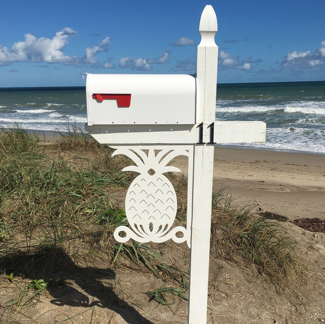 Mailbox Bracket Pineapple Large 16x21 Inch Custom Mailbox - Etsy