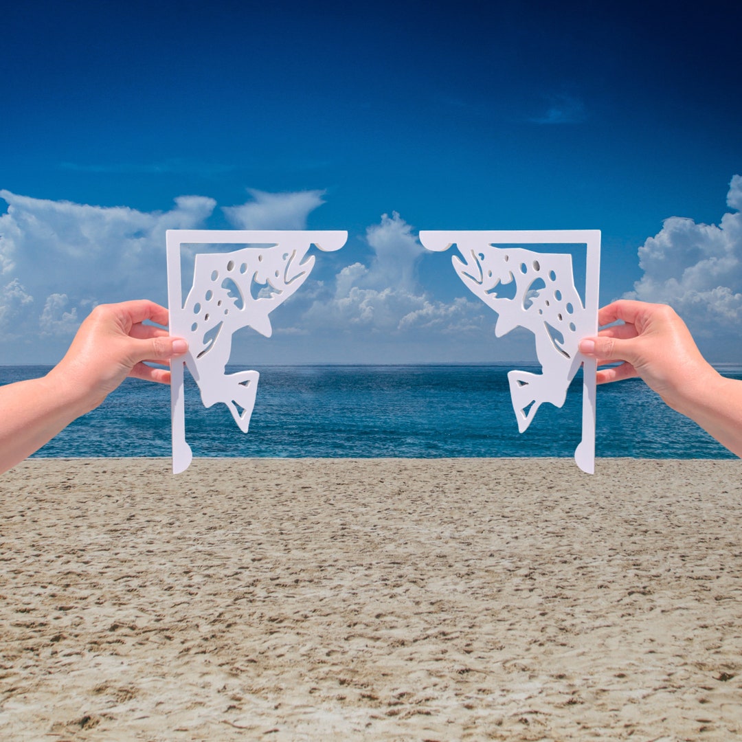 Screen Door Decor - Speckledtrout Small X2, Custom Mailbox, Bracket ...