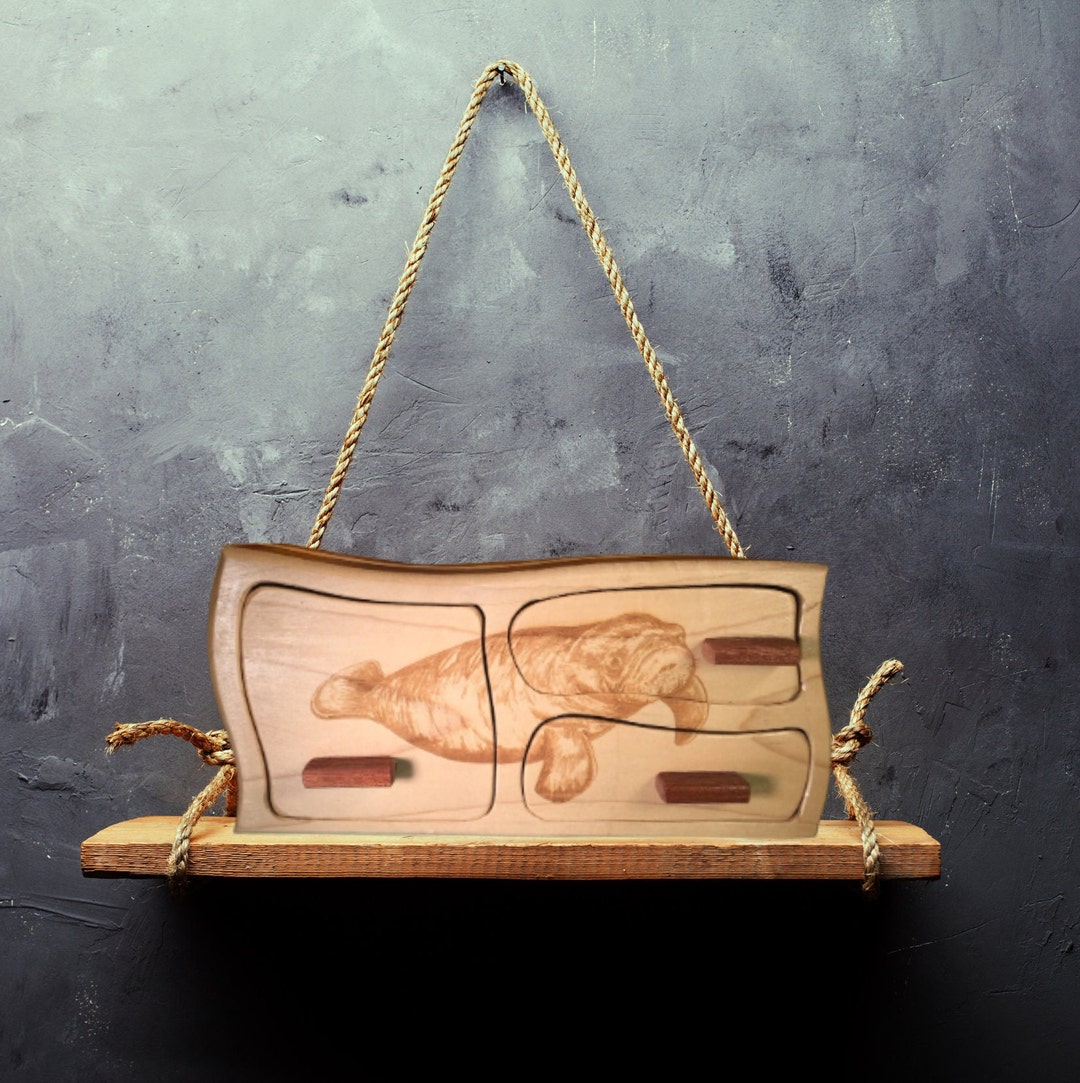 Solid Wood Box W/drawers - Manatee, Jewelry Box, Handcrafted, Custom ...