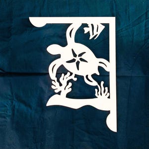 Mailbox Bracket - Turtle Reef Large 16x21 Inch, Custom, Coastal ...