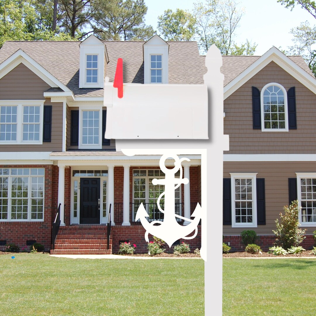 Mailbox Bracket Anchor With Rope Large 16x21 Inch, Custom Mailbox ...