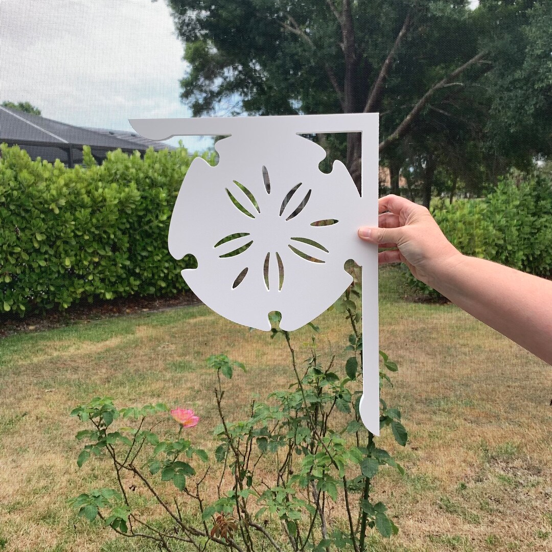 Sand Dollar Mailbox Bracket – Coastal Tropical Outdoor Decor (12x16 ...
