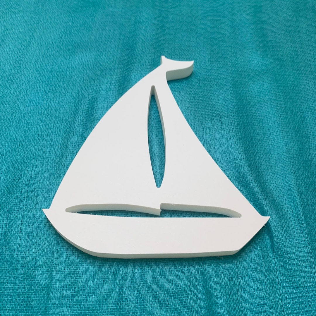 Shutter Embellishments - Sailboat - Approx 8X5, Custom, Outdoor Decor ...