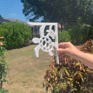 Mailbox Bracket - Turtle W/baby Small 7x9 Inch, Custom Mailbox, Coastal ...