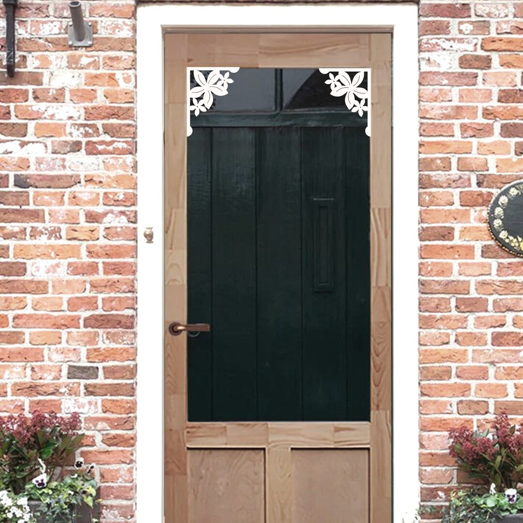 Screen Door Decor - Plumeria 7x9 in X2 Pieces, Custom Mailbox, Coastal ...