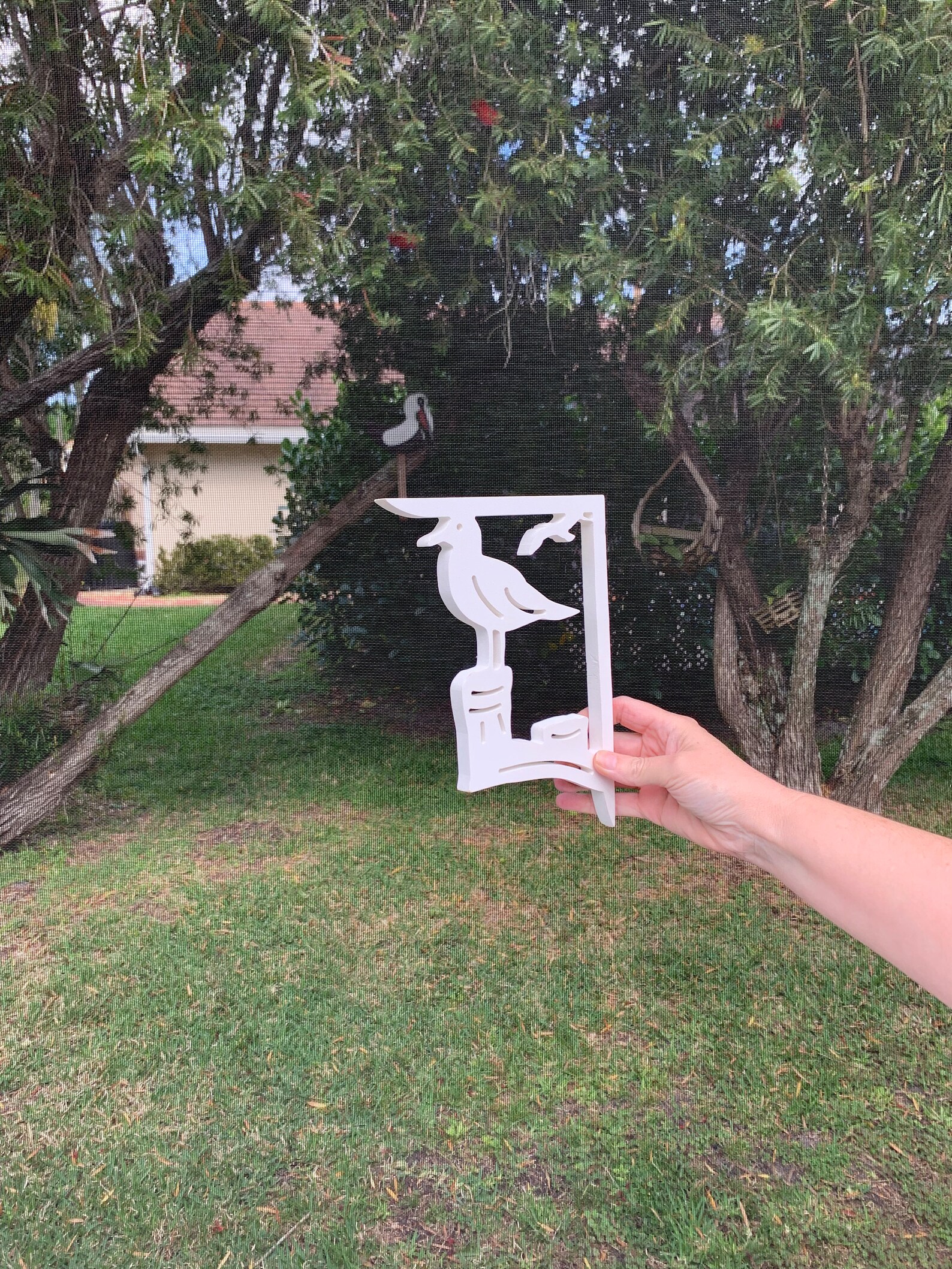 Screen Door Decor - Seagull Small X2, Custom Mailbox, Bracket, Outdoor ...