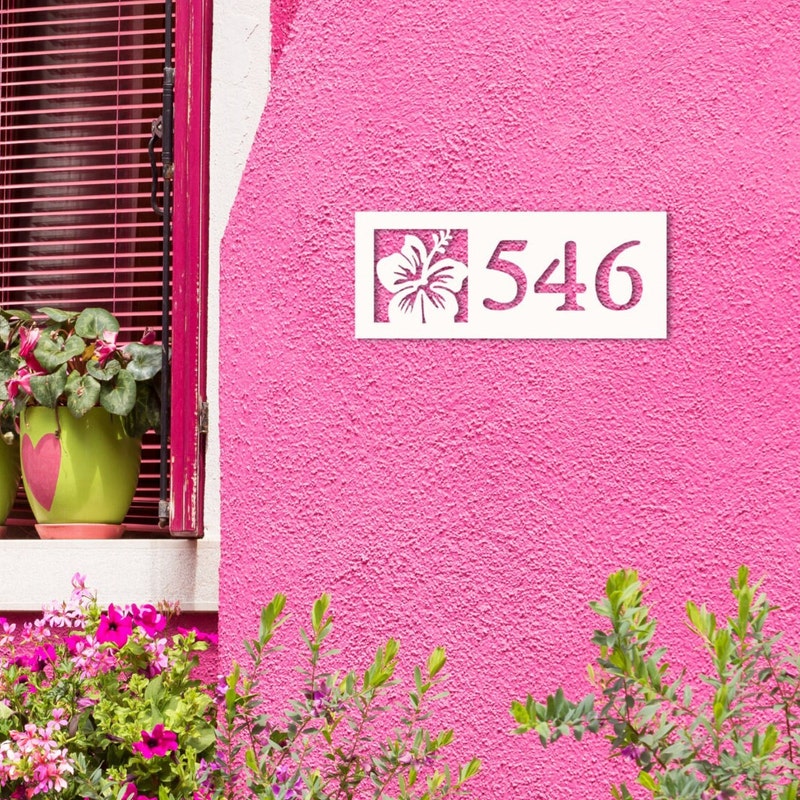 House Number Flower Box - Etsy