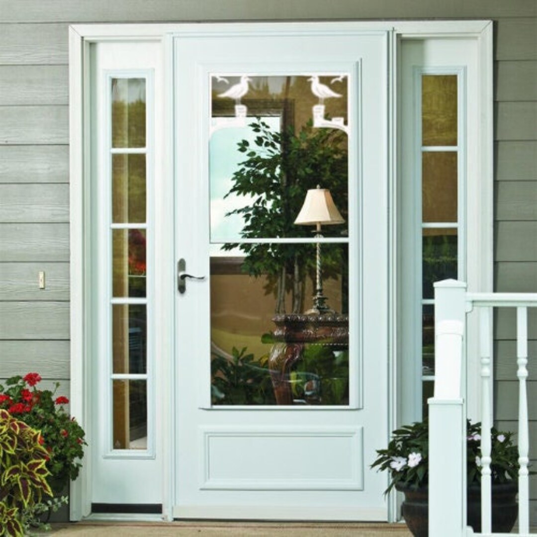 Screen Door Decor Seagull Small X2, Custom Mailbox, Bracket, Outdoor ...