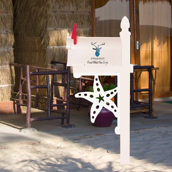 Mailbox Bracket Starfish Large 16x21 Inch Custom Mailbox - Etsy