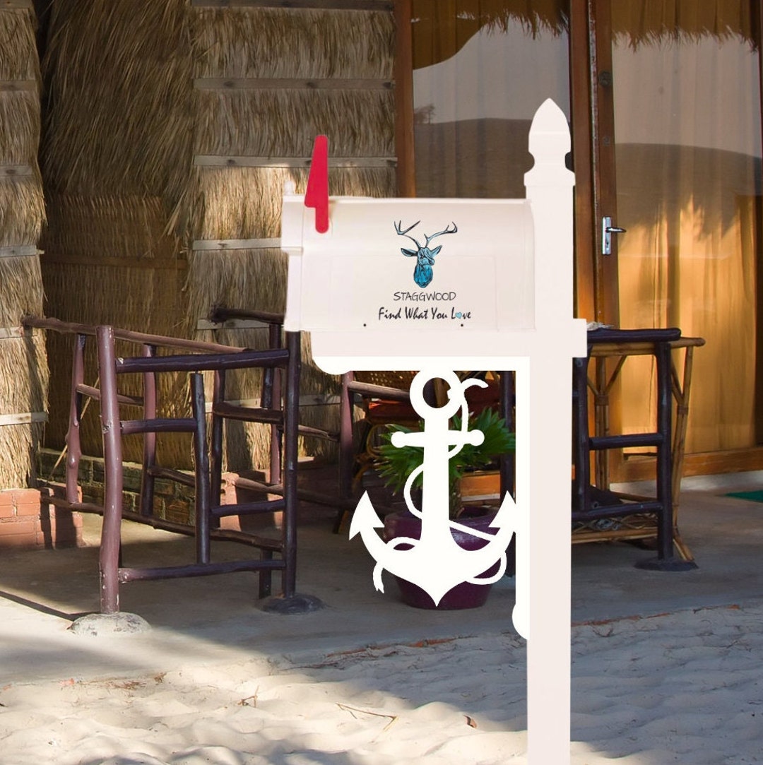 Mailbox Bracket Anchor With Rope Large 16x21 Inch Custom - Etsy