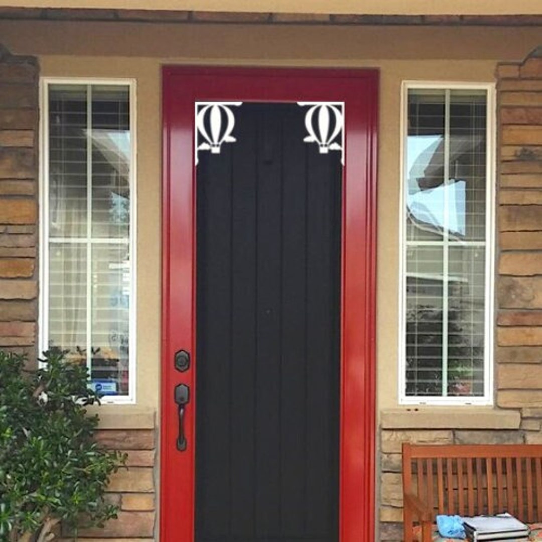 Screen Door Decor - Hot Air Balloon Small X2, Custom Mailbox, Bracket ...