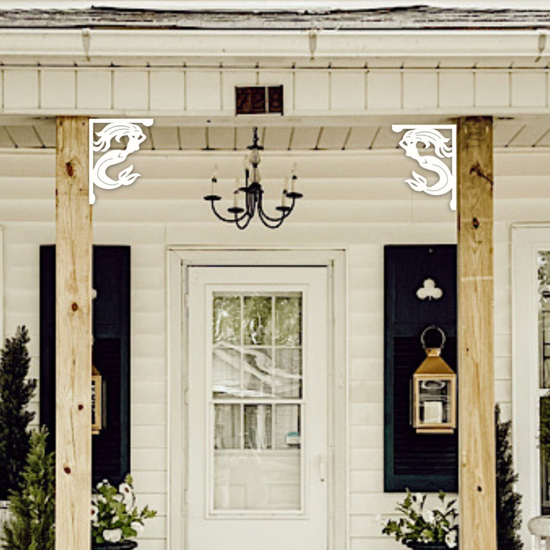 Screen Door Decor - Mermaid Small X2, Custom Mailbox, Bracket, Outdoor ...