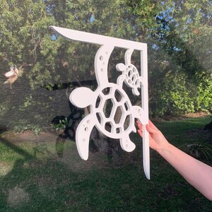 Mailbox Bracket - Turtle With Baby Large 16x21 Inch, Custom, Coastal ...
