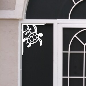 Mailbox Bracket - Turtle W/baby Small 7x9 Inch, Custom Mailbox, Coastal ...