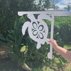 Mailbox Bracket - Turtle Tattoo Large 16x21 Inch, Custom, Coastal ...