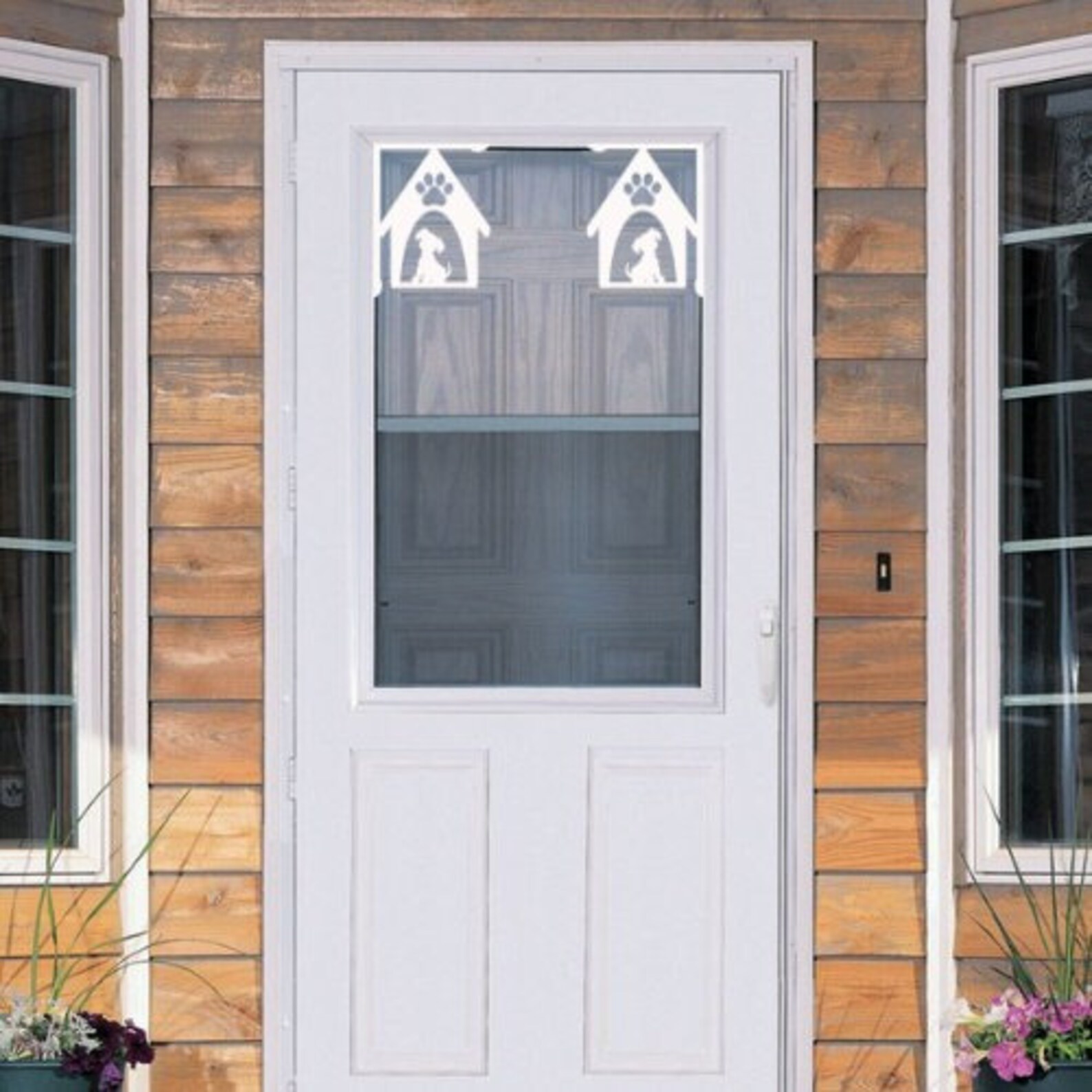 Screen Door Decor Puppy in Doghouse Small X2 Custom - Etsy