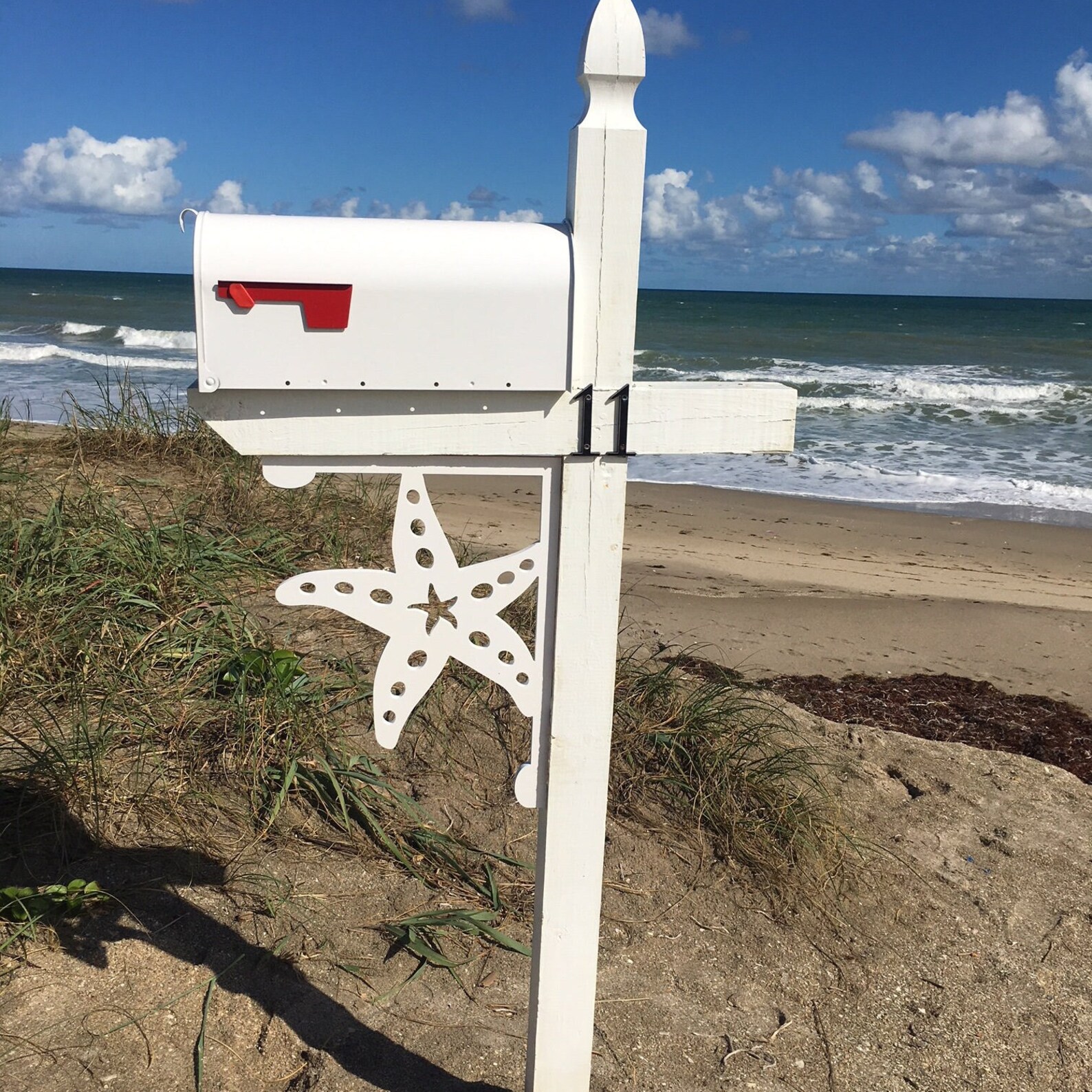 Mailbox Bracket Starfish Large 16x21 Inch Custom Mailbox - Etsy