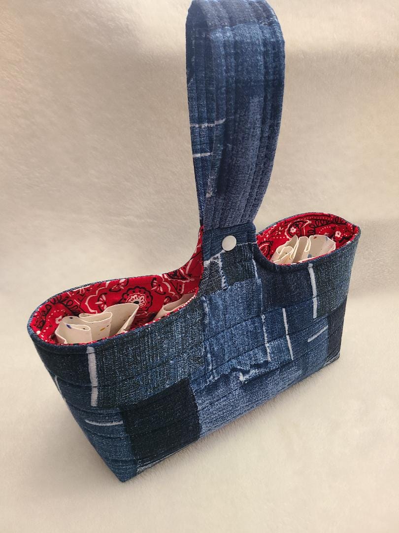 Egg Gathering Quilted Tote With Pockets - Etsy