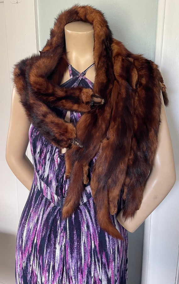 genuine real mink stole - Gem