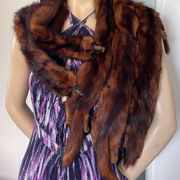 Vintage Mink Stole - Etsy