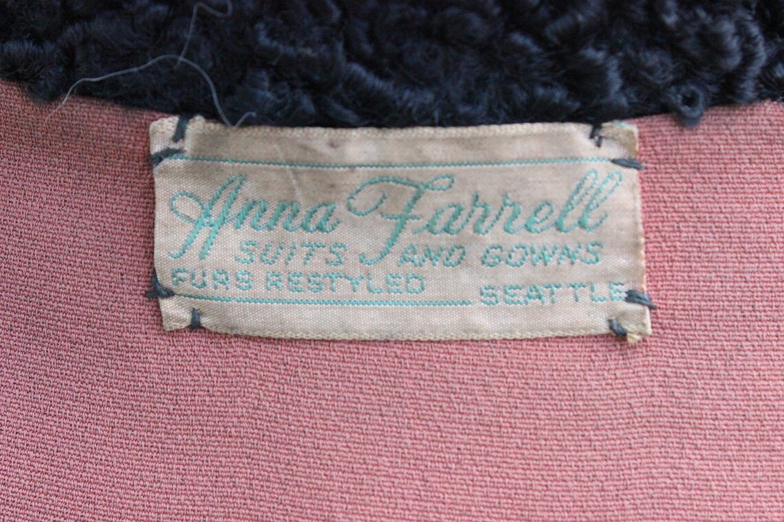 Beautiful Anna Farrell Black Persian Lamb Bolero Jacket Size - Etsy
