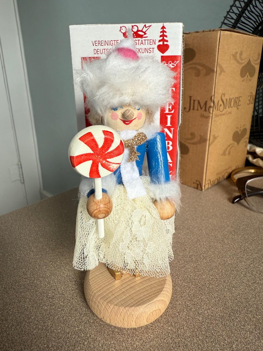 RARE Vintage 5 Inch Steinbach Miniature Nutcracker Lollipop Girl Made ...